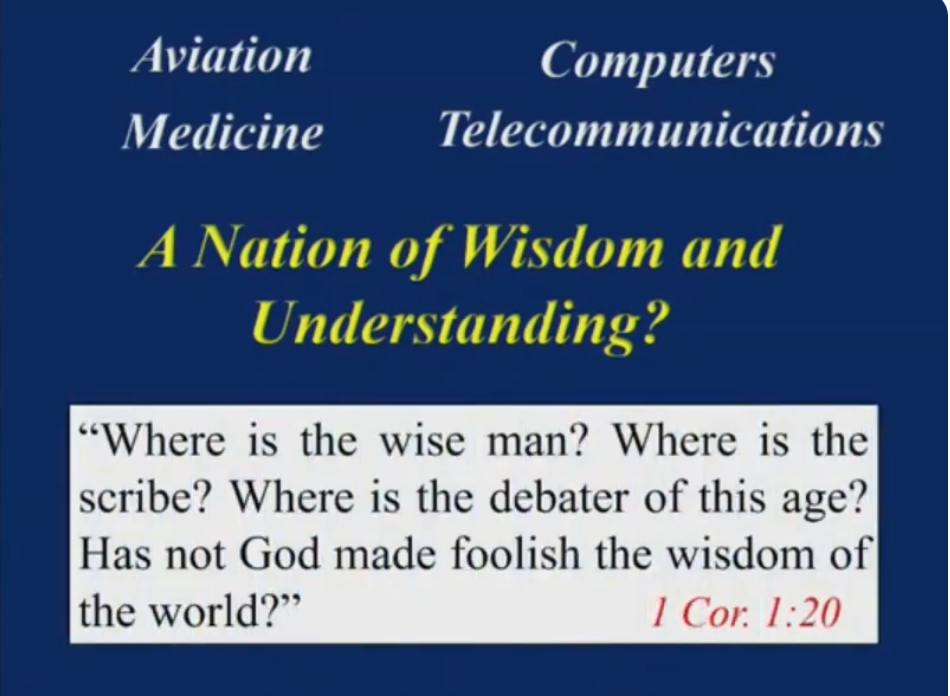 A Nation of Wisdom and Understanding - League City Church of Christ